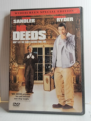 Mr Deeds 2002 WS DVD Adam Sandler Winona Ryder John Turturro Allen ...