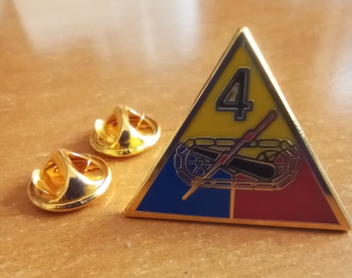 WW2 4th ARMORED DIVISION lapel/hat pin - CREST DUI | eBay