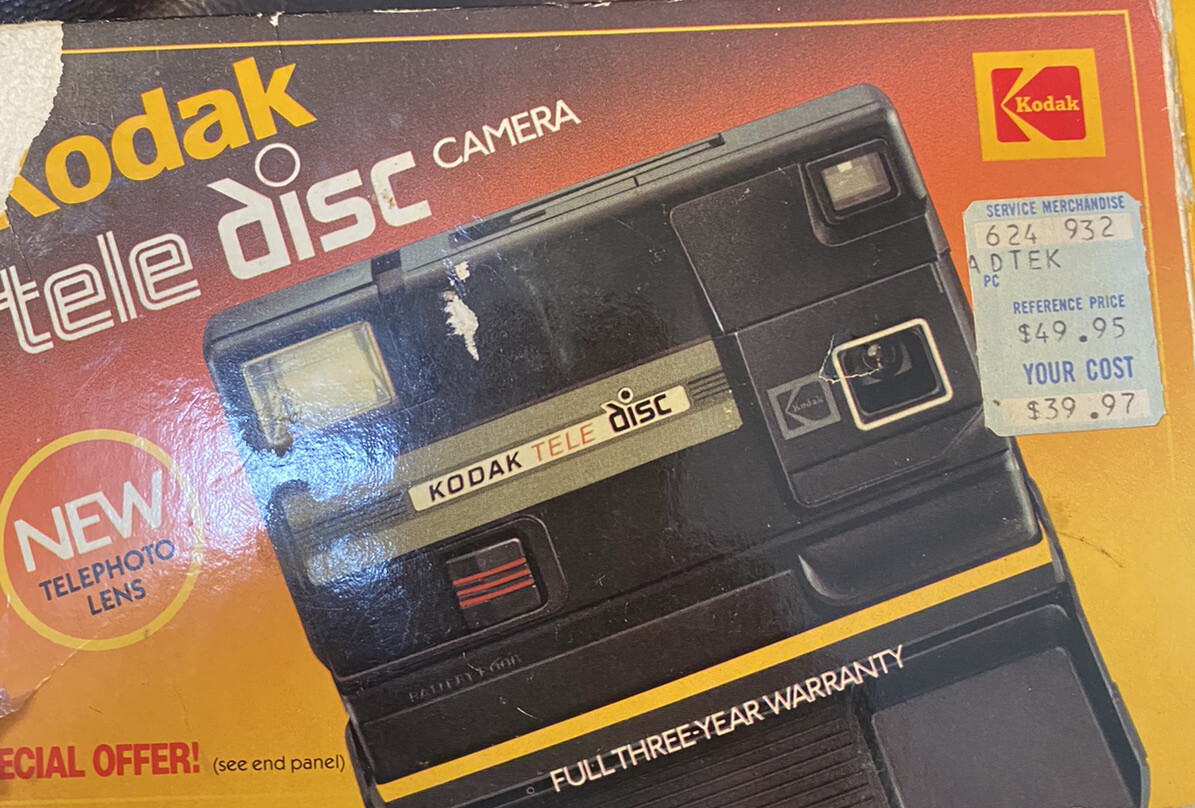 Kodak Vintage Tele Disc Camera in Box | eBay