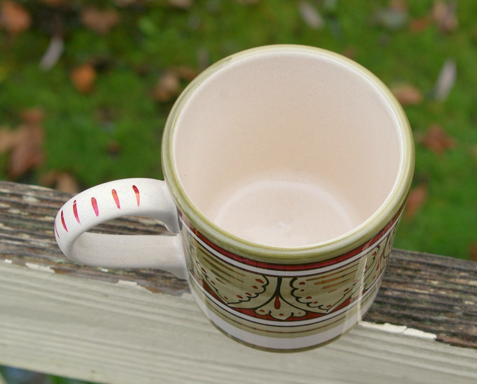 Starbucks Sberna Deruta Hand Painted Italy Coffee Mug Gold Detailing ...