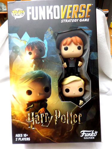 New Funko Pop! Funkoverse Harry Potter Strategy Game Draco Malfoy & Ron ...