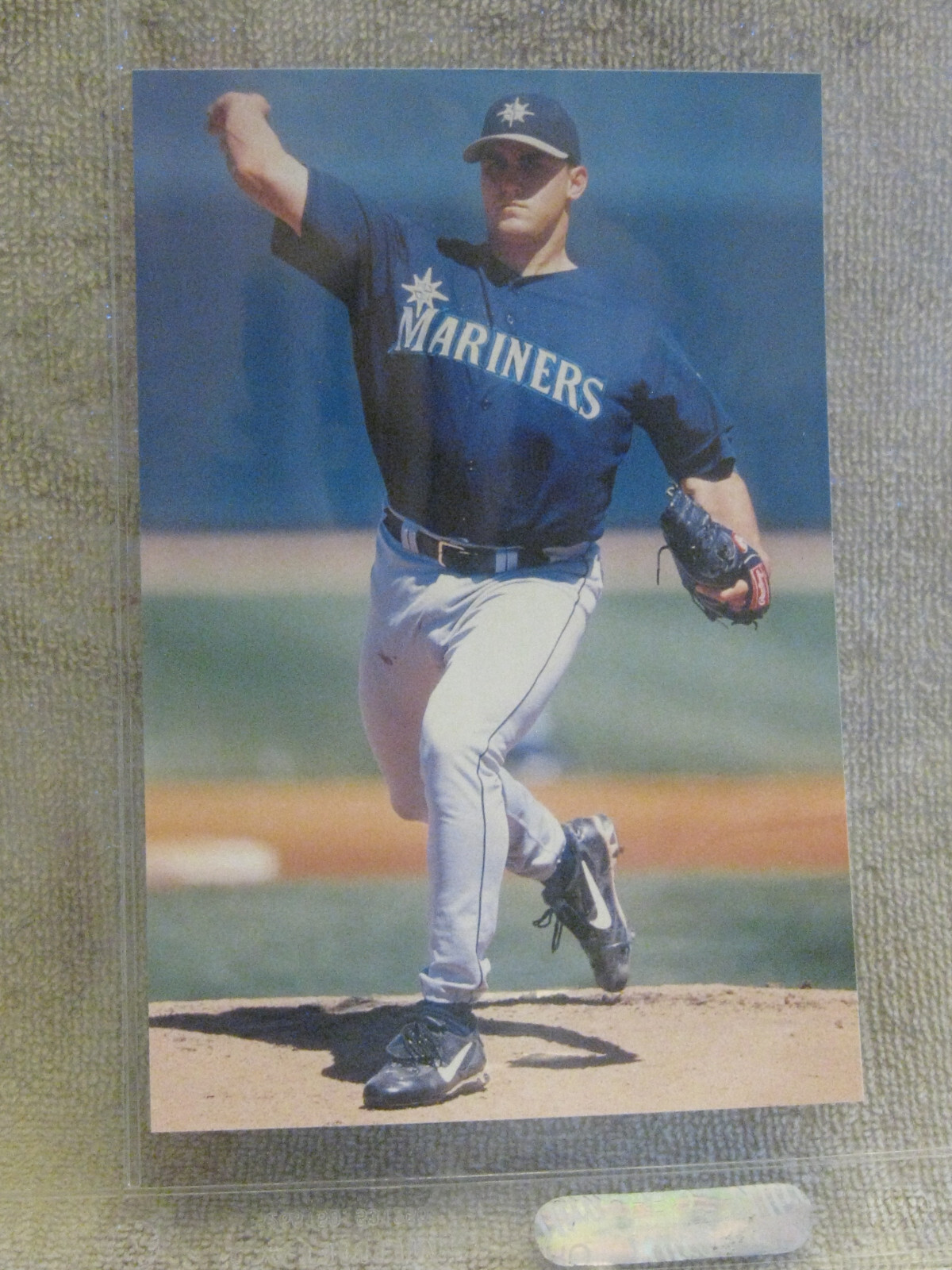 Ken Cloude 1998 Seattle Mariners Pinnacle Baseball Snapshots 4x6 Photo ...