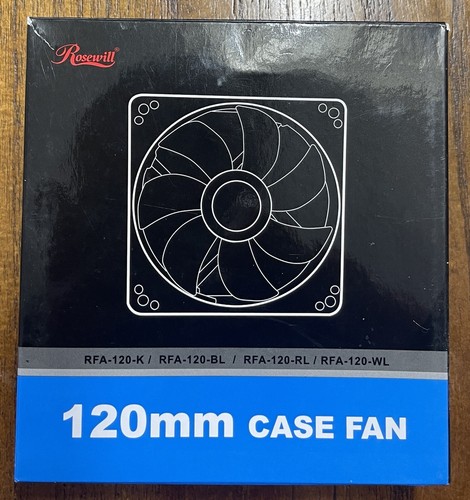 Rosewill RFA-120-RL Red Case Fan 120mm 3Pins 12V 0.45Amp | eBay