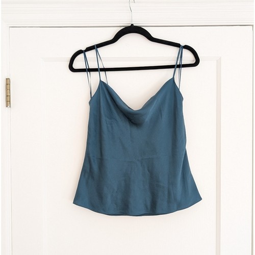 Vince Satin Silk Turquoise Cami Top, size S | eBay