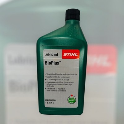 STIHL BAR & CHAIN OIL BIO PLUS 1 QT LUBRICANT | eBay