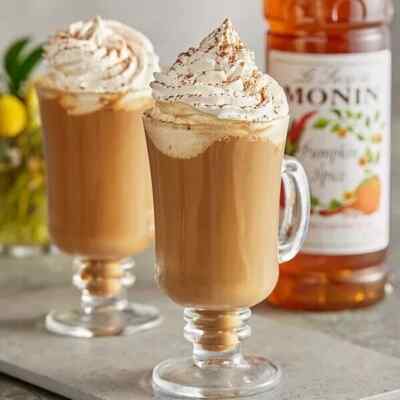 Monin Pumpkin Spice Flavor Syrup, 750 ml Bottle FALL Special Premium ...