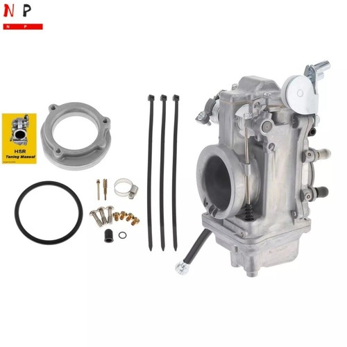 For Mikuni HSR45 45mm Carb Harley EVO Twin Cam TM45-2K Smoothbore ...