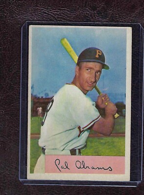 1954 Bowman Baseball #91 Cal Abrams, Pittsburgh Pirates, EX! | eBay