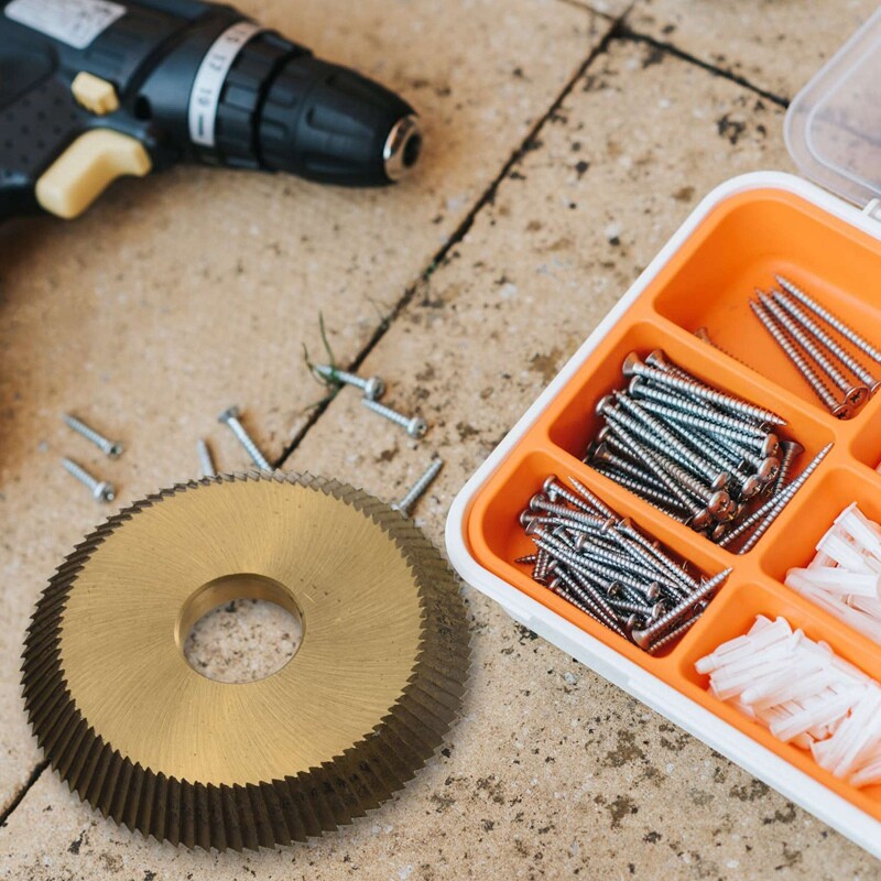 Titanium Plating 60X6X16mm Key Cutting Blade for Horizontal Key Machine ...