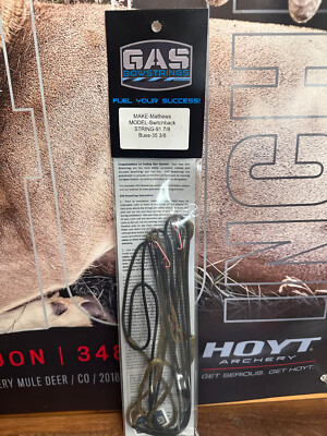 Gas Mathews Switchback BowStrings String Cable W/Speed Nocks Ghost Camo ...