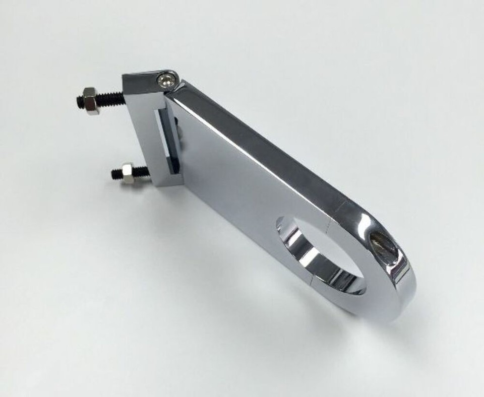 Hot Rod Chrome Aluminum 2 x 4 1/2 Inch Steering Column Drop | eBay