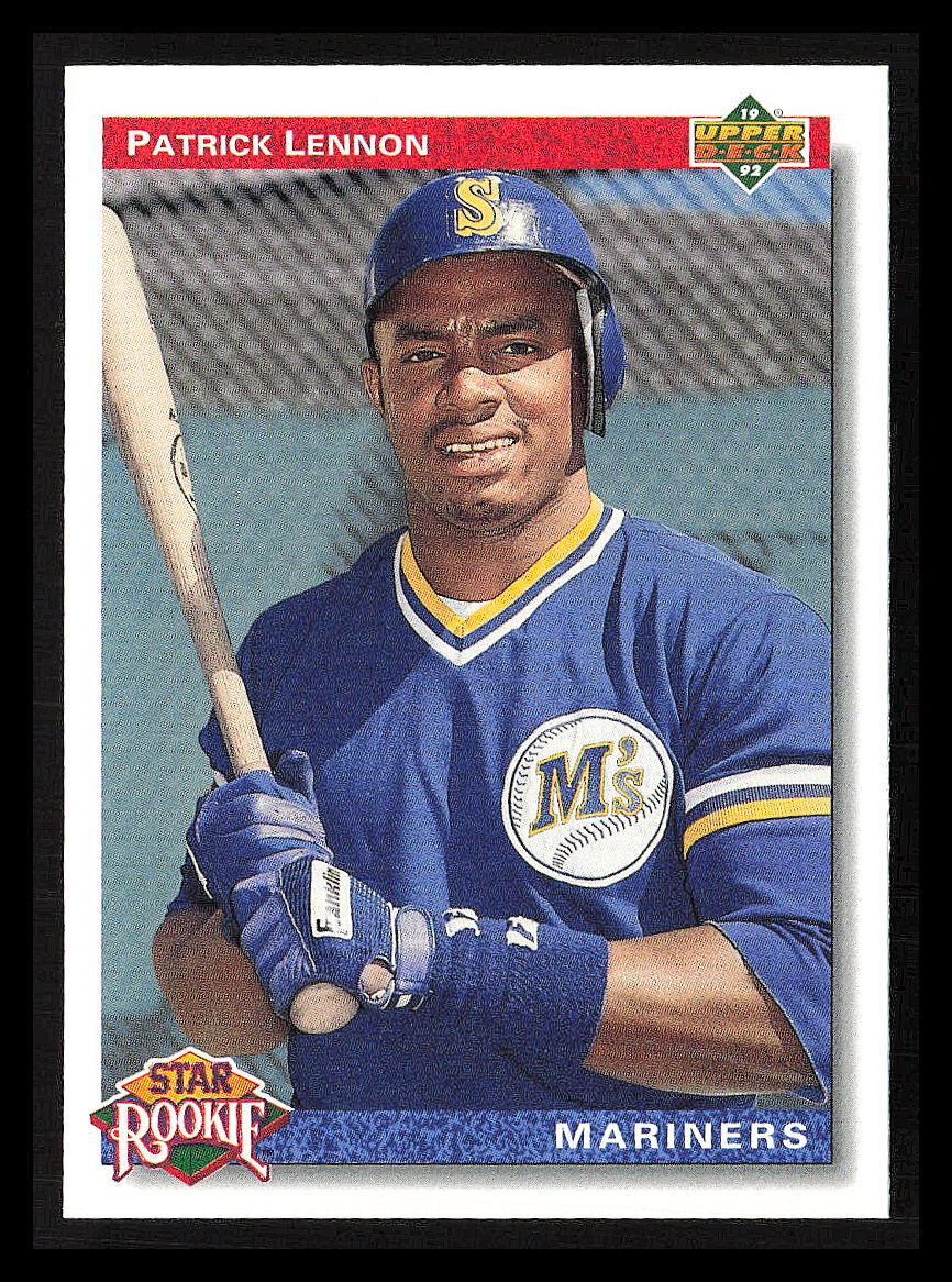 Patrick Lennon 1992 Upper Deck #13 Seattle Mariners | eBay