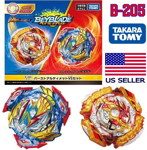 Takara Tomy B-205 Burst Spriggan Ultimate Valkyrie VS Beyblade BU Set ...