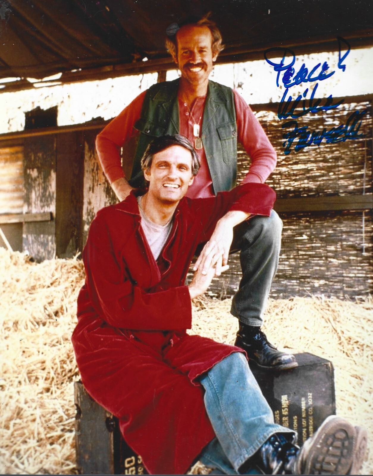 MIKE FARRELL Signed 8x10 Photo known as BJ Hunnicutt on MASH tv series ...