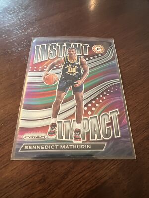 2022-23 Panini Prizm Benedict Mathurin #19 Instant Impact Insert ...