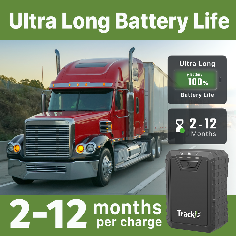 Tracki Pro GPS Tracker for vehicles 180 days battery magnet 4G Tracking ...