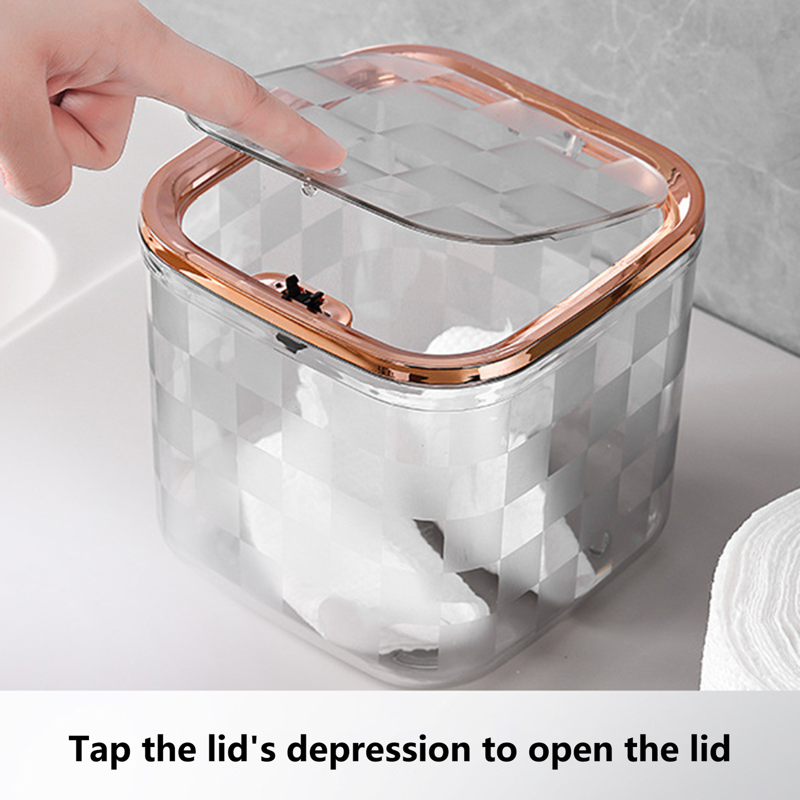 Waste Container Large Opening Storing Home Office Dorm Kids Room ...