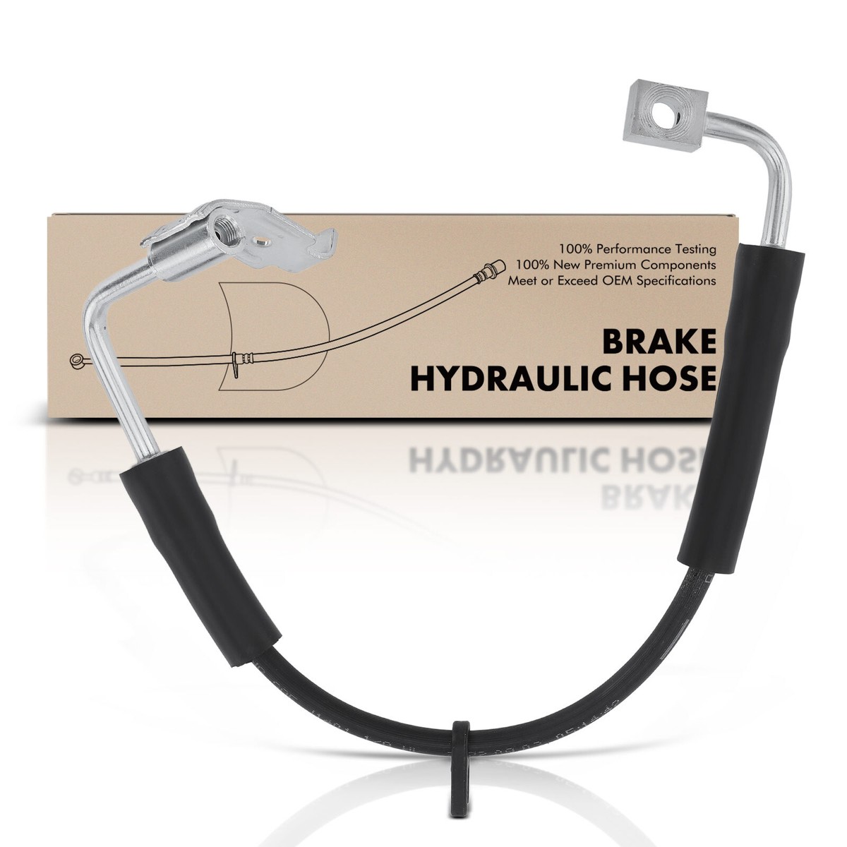 Front Brake Hydraulic Hose Set JK 2008-2010 A-Premium Front Brake Hose ...