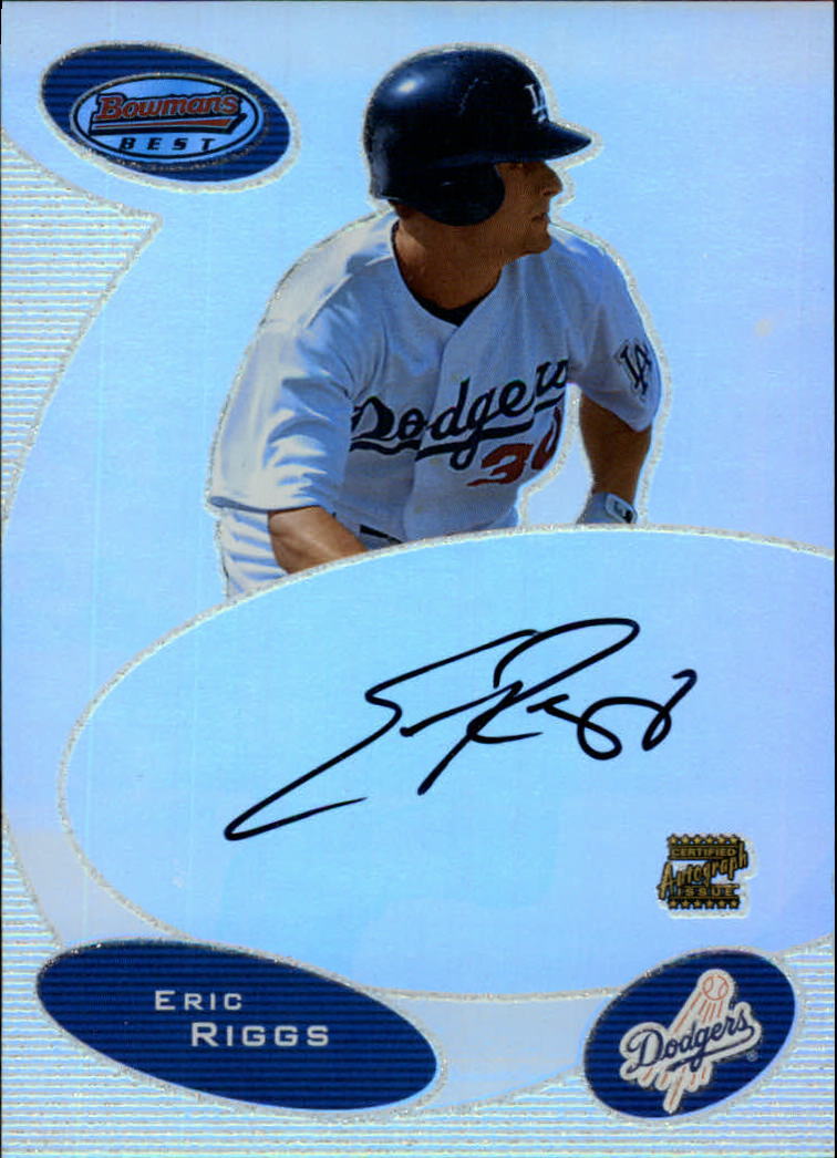 2003 Bowman's Best #ERI Eric Riggs FY RC Autograph Card Rookie | eBay