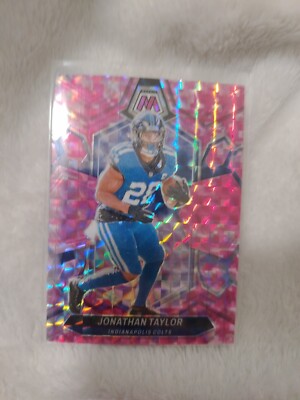 2024 Panini Mosaic - Pink Camo Mosaic Prizm #93 Jonathan Taylor | eBay