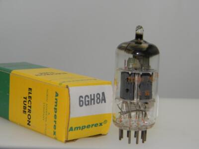 Amperex Japan 6GH8A NOS NIB Grey Plates Copper Grid Halo Get Serious ...