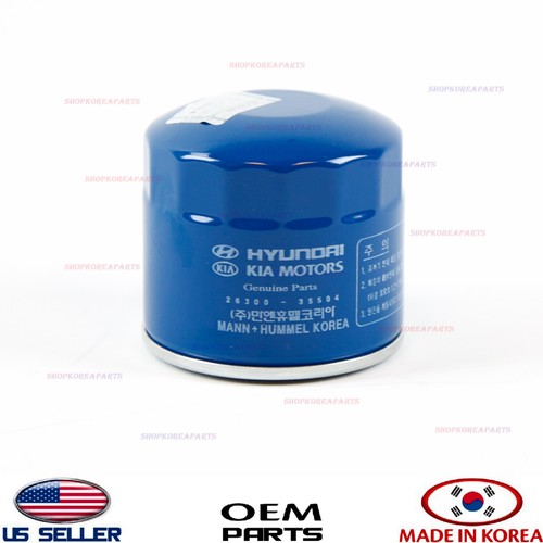 ENGINE OIL FILTER GENUINE GASOLINE HYUNDAI KIA 1986-2024 2630035504 ...