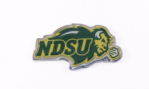 North Dakota State NDSU Color Metal Auto Emblem | eBay