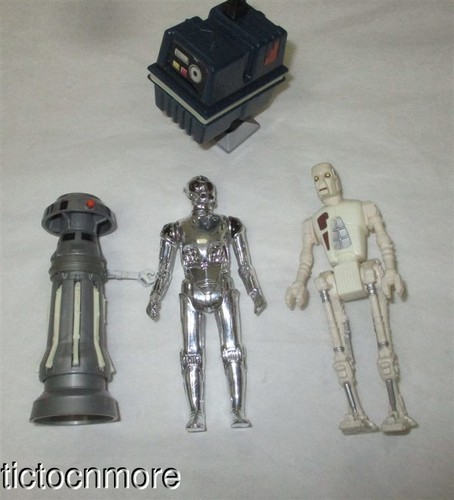 VINTAGE KENNER STAR WARS DEATH STAR DROID 8D8 FX-7 MED ACTION FIGURES ...