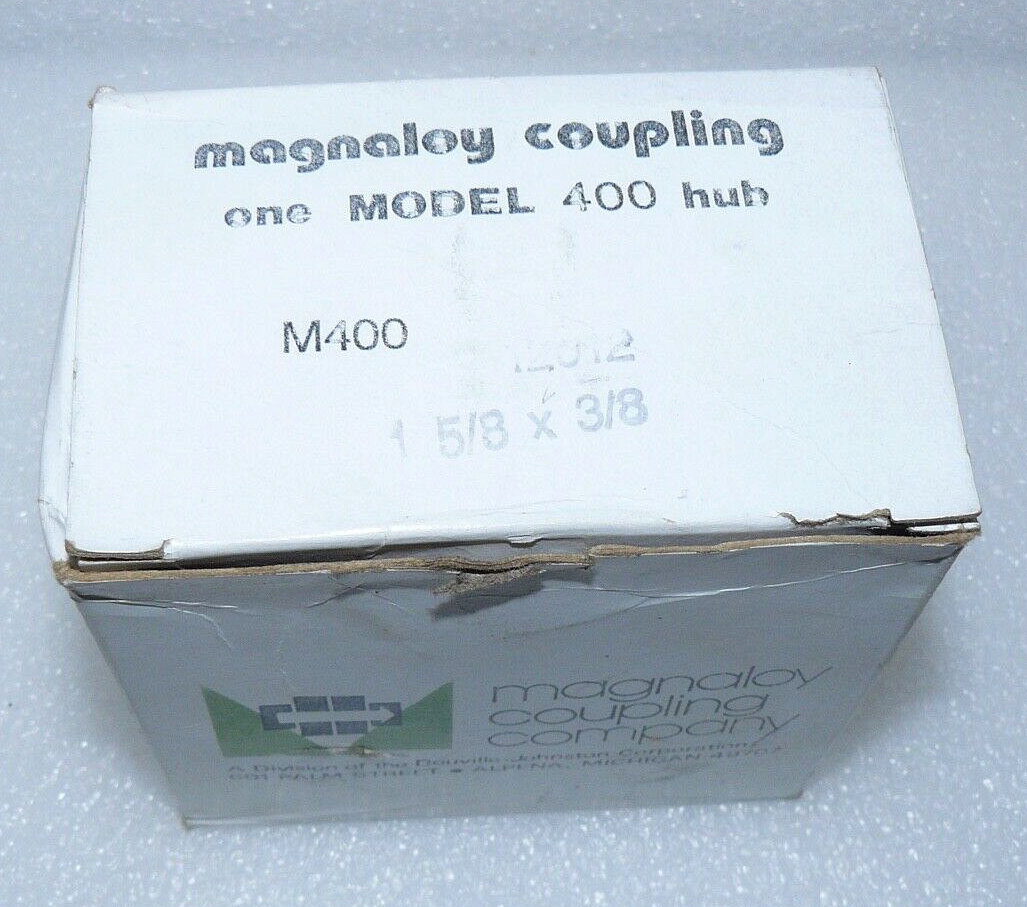 Magnaloy Coupling Company M400 Hub Standard Spline Bushed New | eBay
