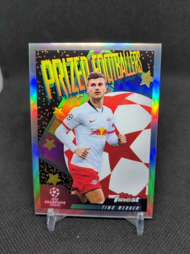 2019-20 Topps Finest UCL - Prized Footballers Timo Werner #PF-TW for ...
