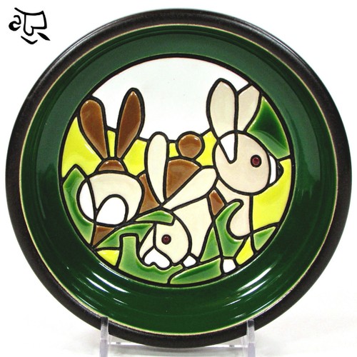 Artesania Rinconada BUNNY RABBITS 6" Wall Art Bowl JJ Madison 1981 ...