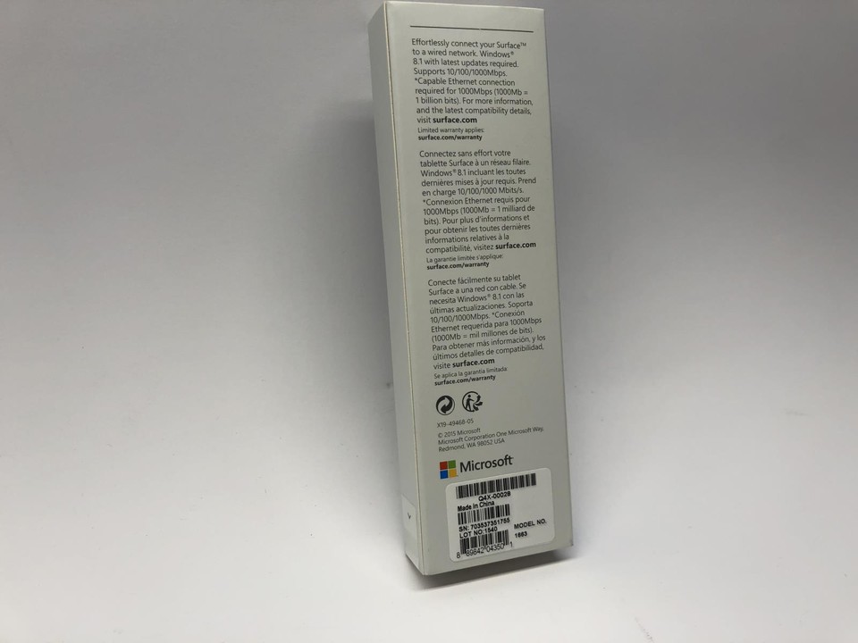 (Lot of 10) Genuine Microsoft Surface Ethernet Adapter / Q4X-00028 / 1663 - New | eBay