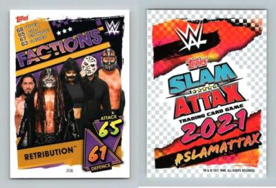Retribution #208 WWE Slam Attax 2021 Topps Factions TCG Card | eBay UK