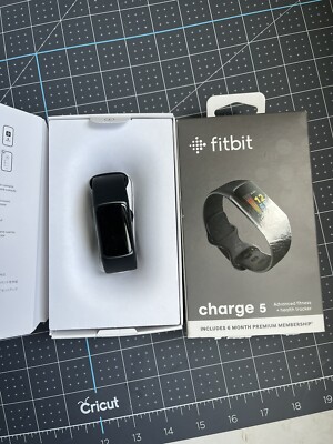 Fitbit Charge 5 Fitness & Health Tracker - Black/Graphite Open Box | eBay