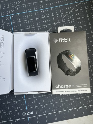 Fitbit Charge 5 Fitness & Health Tracker - Black/Graphite Open Box | eBay