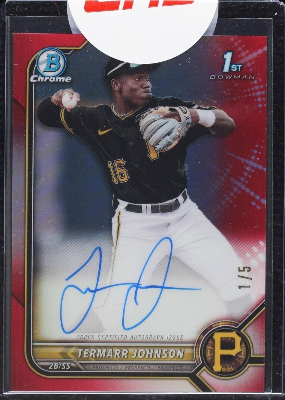 2022 Bowman Draft - Chrome Draft Pick Autographs Termarr Johnson #CDA ...