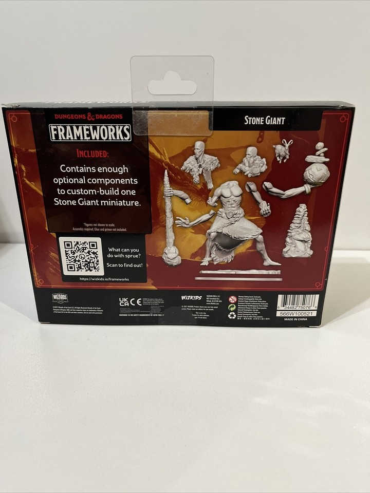D&D Frameworks: Stone Giant - Unpainted and Unassembled - New In Box ...