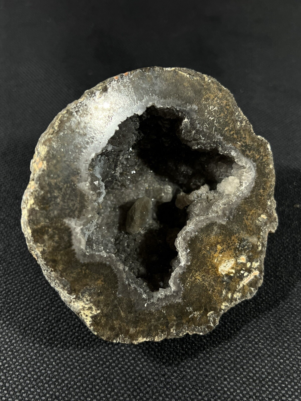 Mexican Geode Crystal Center 1 lb, 1/2 cut, unusual specimen | eBay