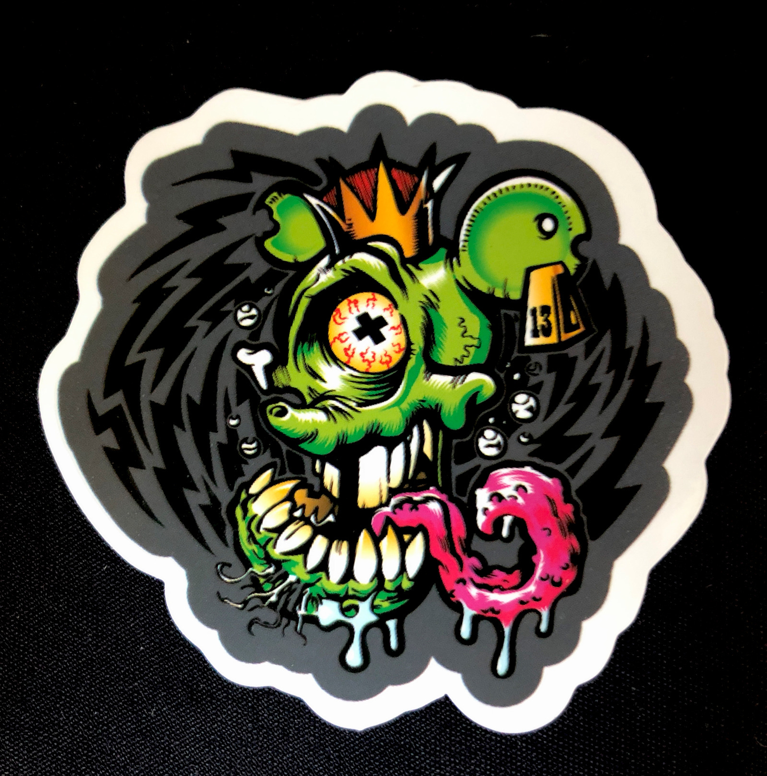 HOT ROD STICKER “FEELING WACKO” 3 1/4 X 3 1/4“ SUPER WACKY WACKO ...