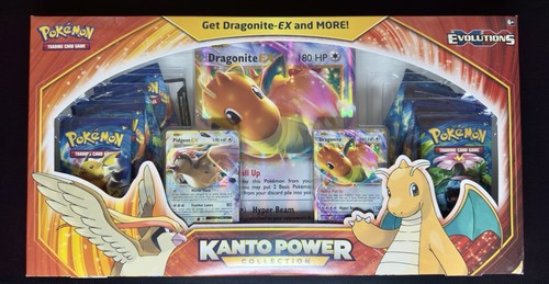 2016 Pokemon XY Evolutions Kanto Power Collection Dragonite EX Pidgeot ...