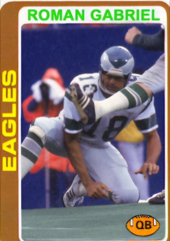 1977 Roman Gabriel Philadelphia Eagles Game Used Iissued Russell ...