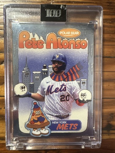 NEW 2022 TOPPS Project 100 #43 PETE ALONSO Mets Art: Lauren Martin ...