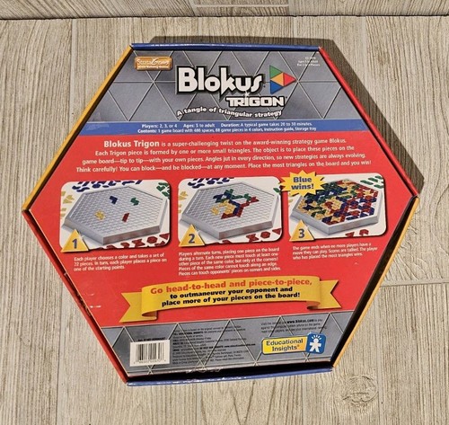 Blokus Trigon Board Game by Educational Insights COMPLETE | eBay
