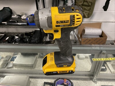 DEWALT DCF885 20V MAX Cordless 1/4" Impact Driver w/ Battery ONLY | eBay