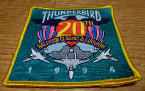 USAF Air Force Thunderbirds Demonstration Squadron 20th airshow 1994 patch NEW | eBay