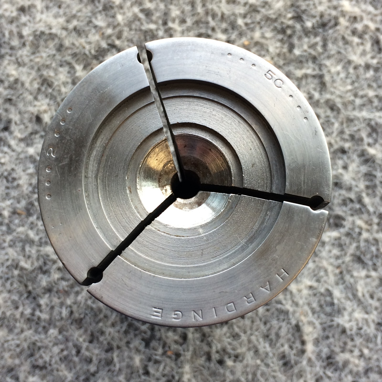 Hardinge 2" 5C Step Collet STD Depth Series Hardened 3 Slot Lathe ...