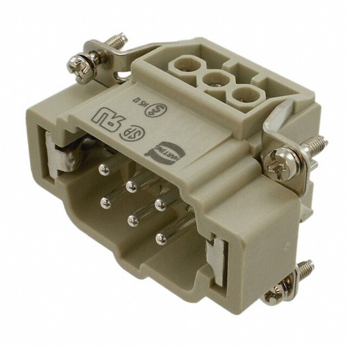 09330062701, Harting, Heavy Duty Power Connectors HAN FEM SCRW SCREW ...