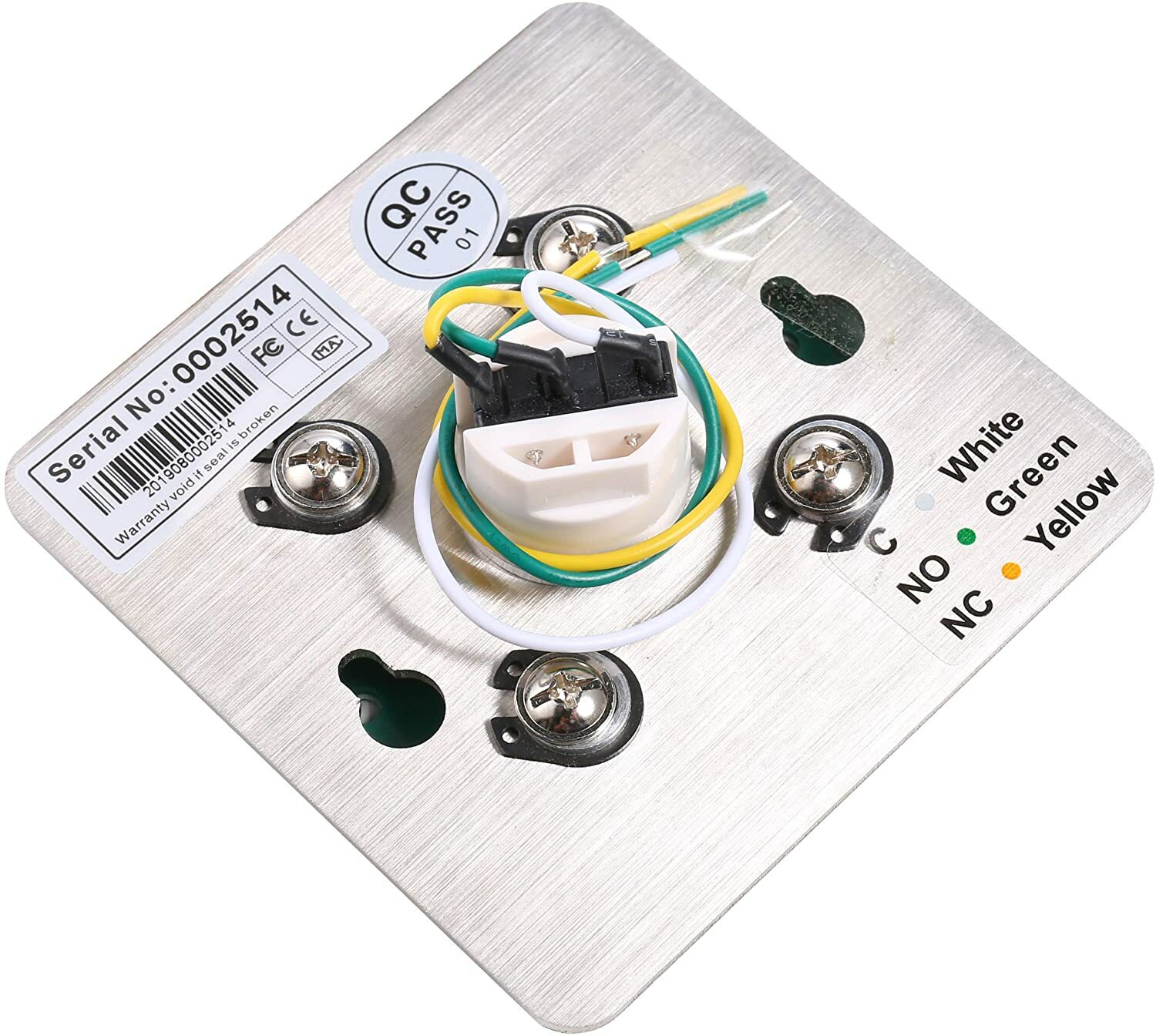 Stainless Steel Panel Door Release Button Push to Open Switch for The ...