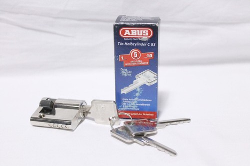 ABUS C83N 10 30 mm half cylinder door lock 3 keys | eBay
