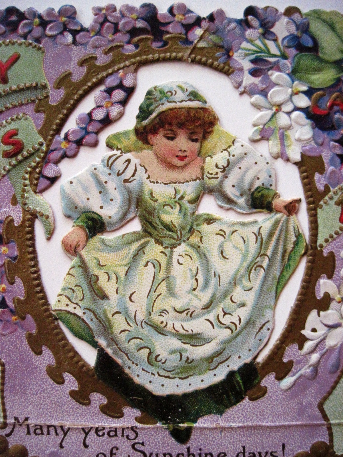 1906 Victorian Calendar by "Raphael Tuck & Sons" w/ 4 Adorable Little ...